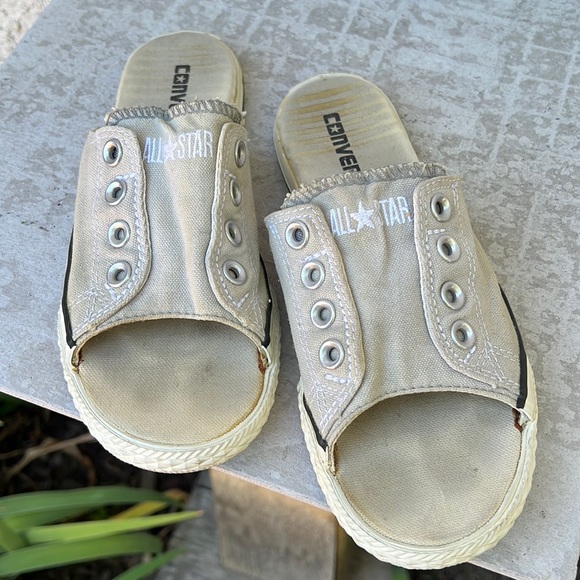 Converse | Shoes | Converse All Star Sneaker Toe Slides Slip On Shoes ...